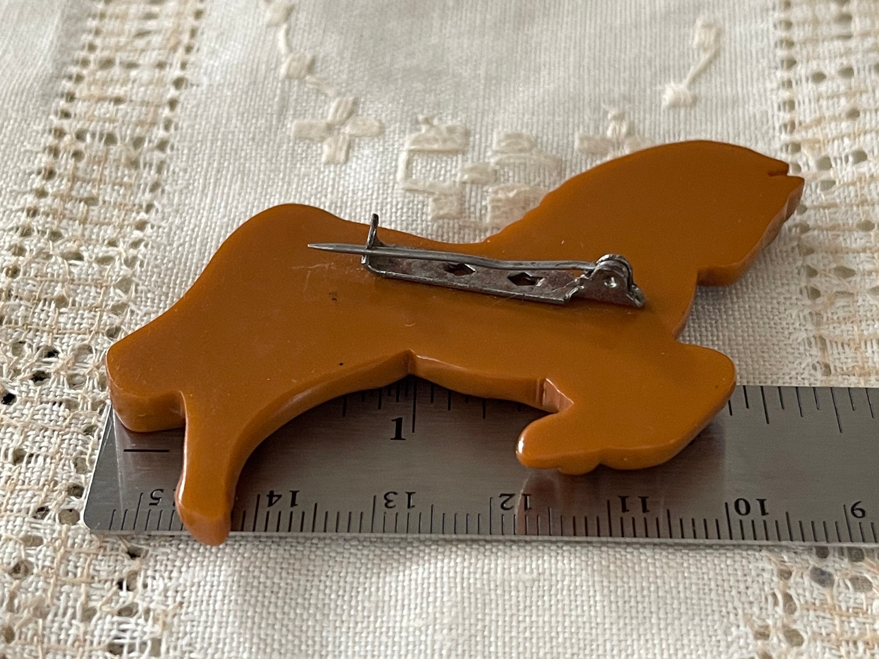 Vintage Bakelite Horse Pin - Etsy
