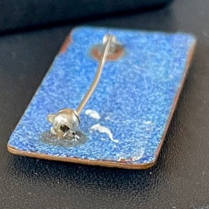 Mid-century Modern Turquoise Enamel Pin Classic Modern Design 1960s ...