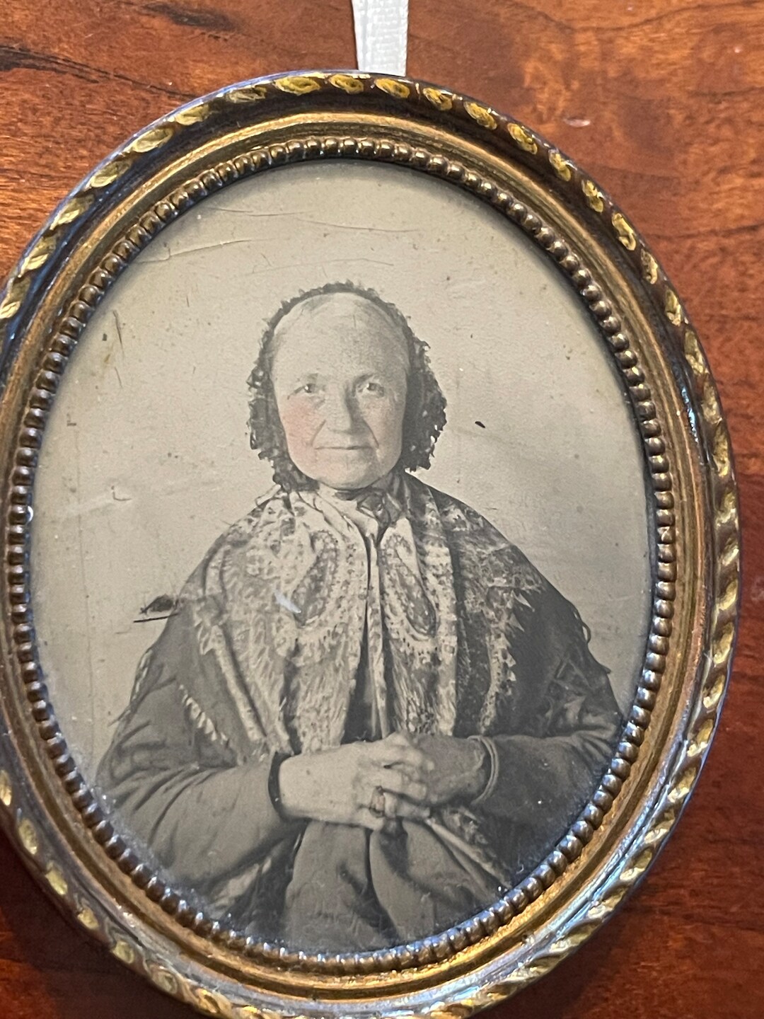 INSTANT ANCESTOR! Daguerreotype Antique Woman Photograph in Oval ...