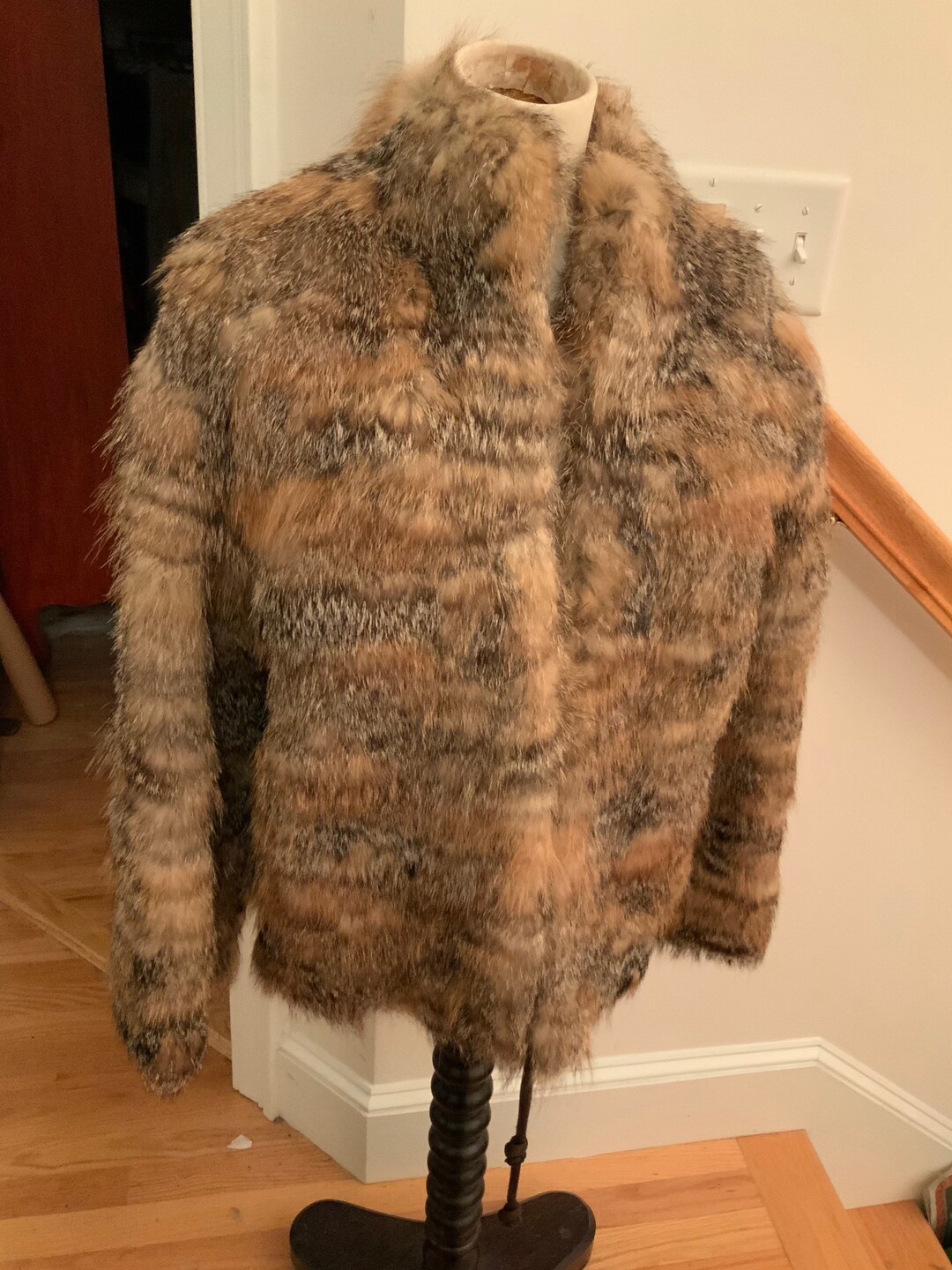 Vintage 1980s Fox Tip Jacket Bomber Style Soft and Supple Genuine Fox ...