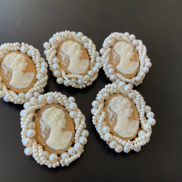 Cameo Buttons - Etsy