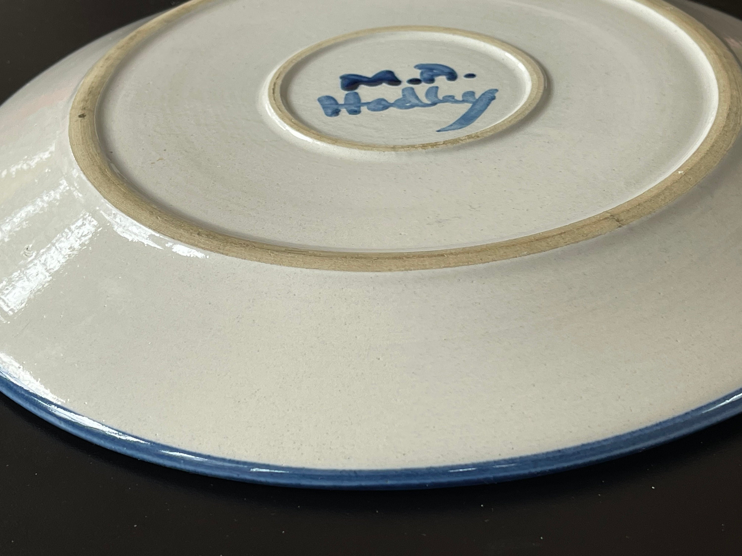 Vintage M.A. Hadley Folk Art Painted Ship Plate Galleon - Etsy