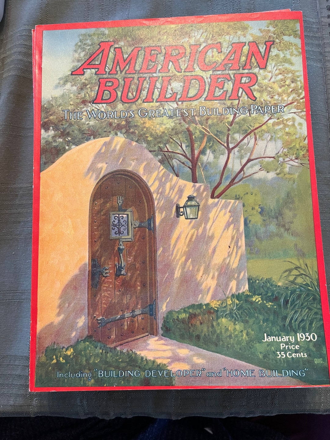 American Builder Magazine January 1930 Vintage for Archtects and ...