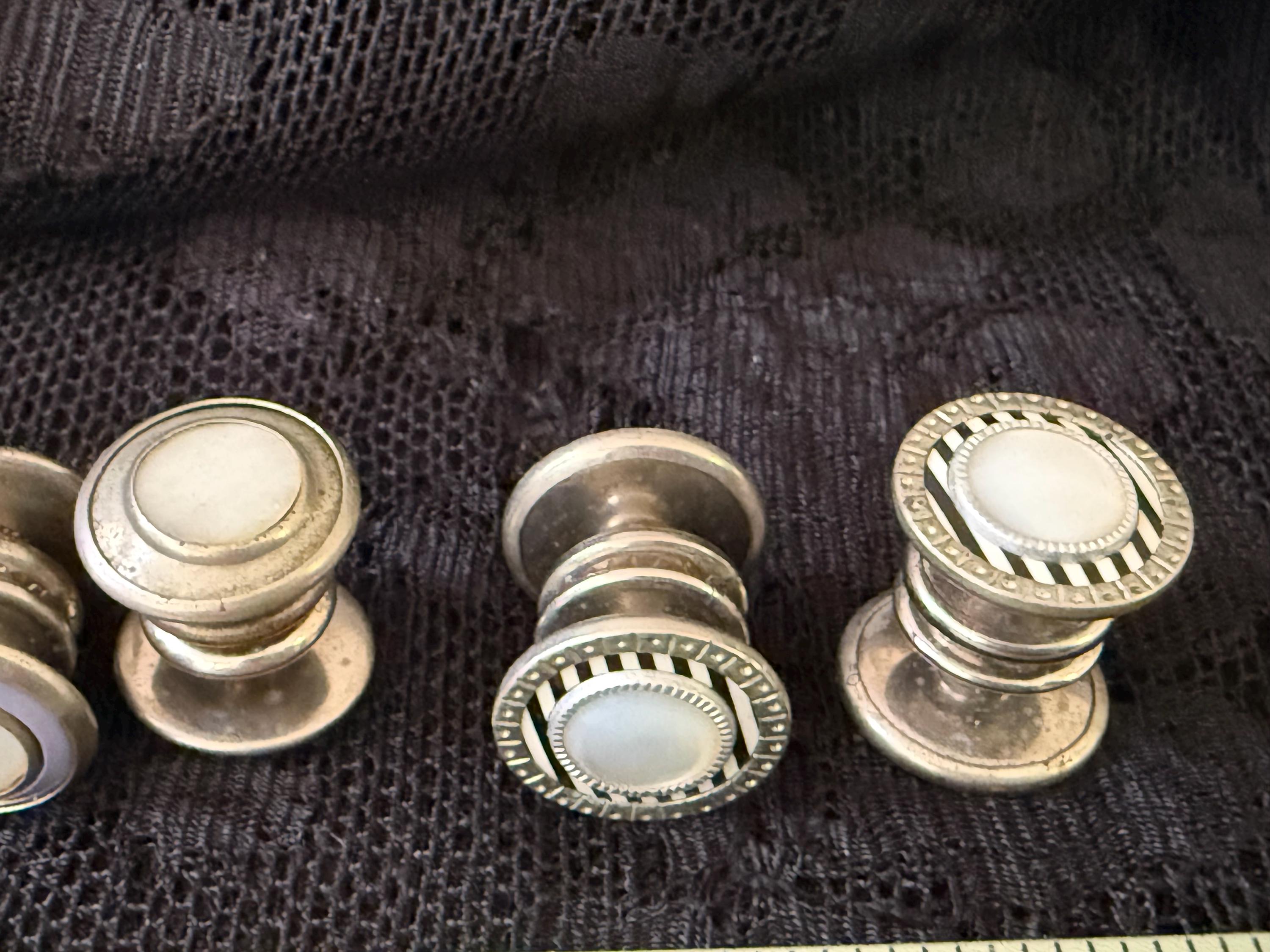 Vintage 3 Pair of Early 1900s Edwardian Gentlemen’s Snap Cufflinks Cuff ...