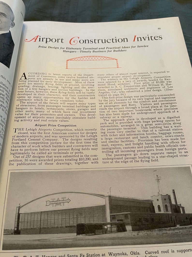 American Builder Magazine January 1930 Vintage for Archtects - Etsy