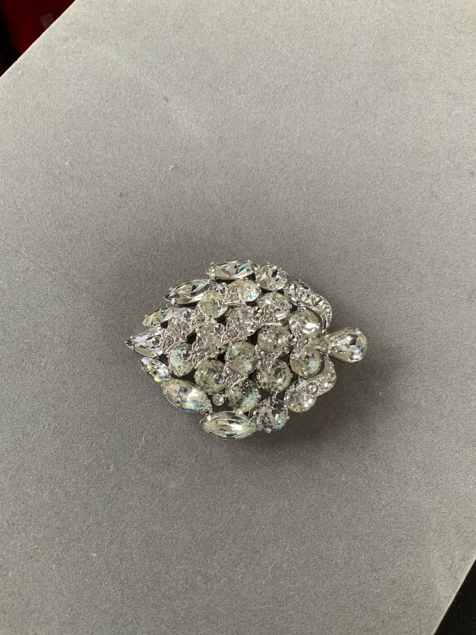 Eye Catchingly Large and Brilliant EISENBERG ICE Pin Rhinestones ...