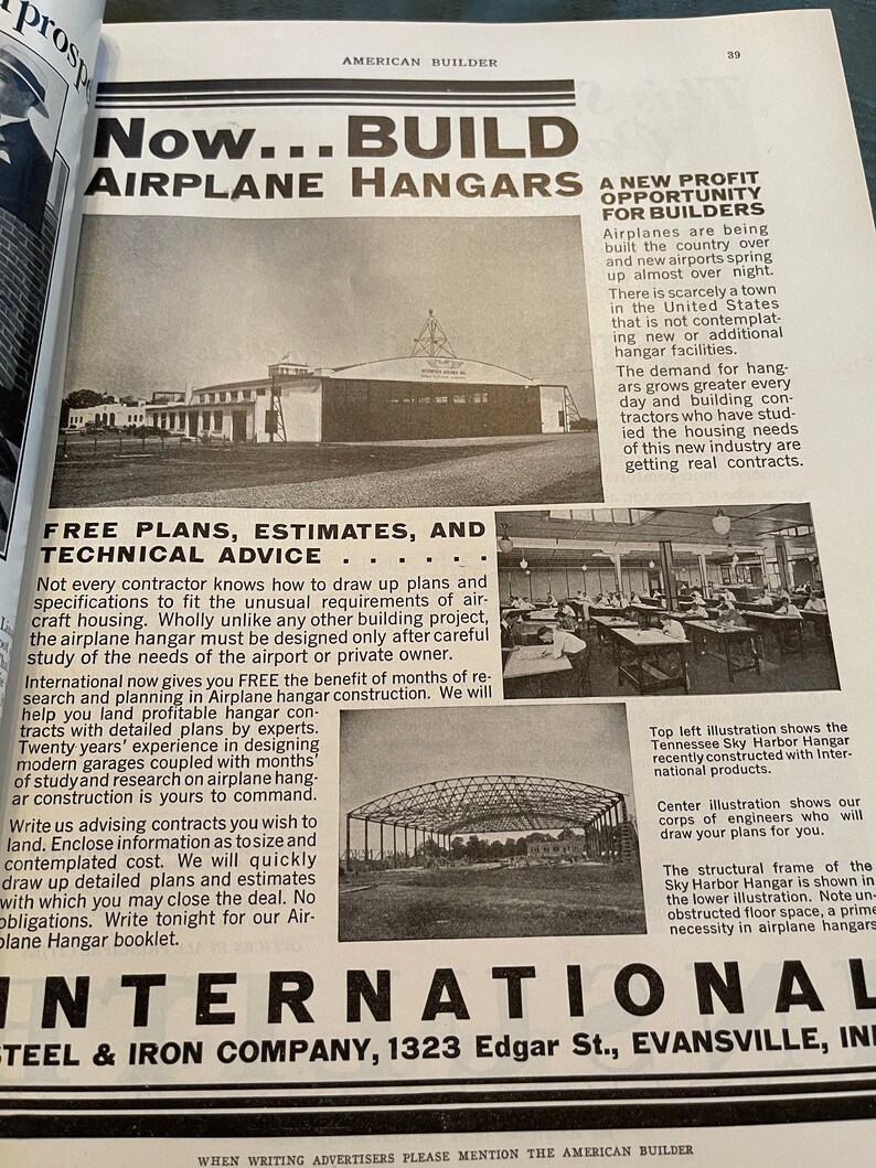 American Builder Magazine January 1930 Vintage for Archtects - Etsy