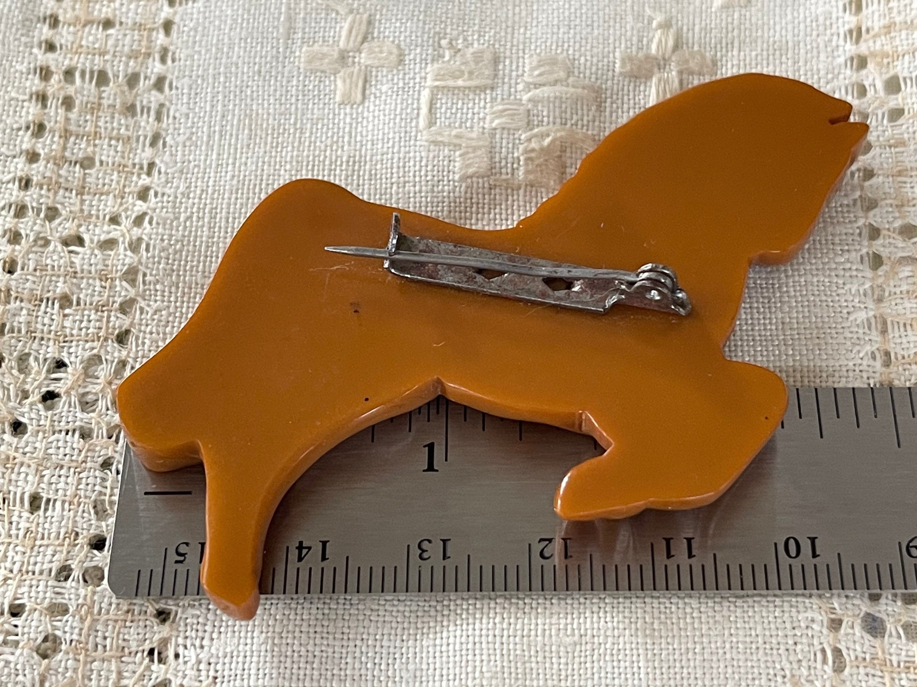 Vintage Bakelite Horse Pin - Etsy