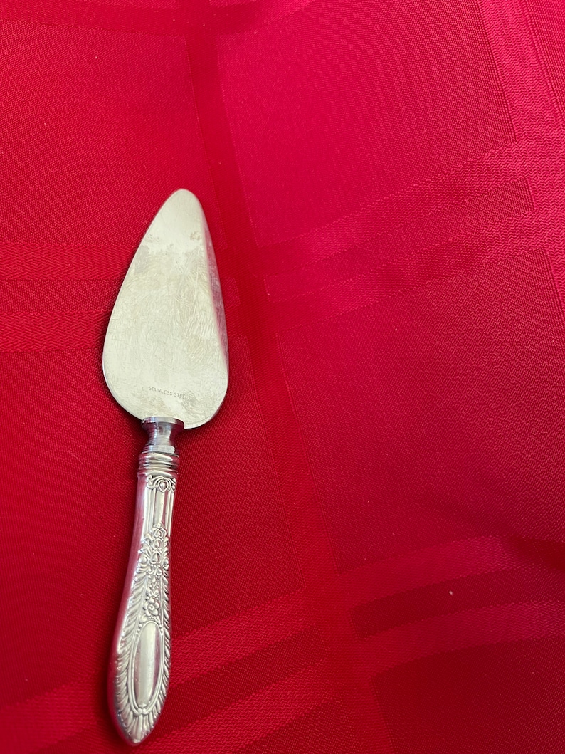 Antique Sterling Handled Hors D’oeuvres Server Dessert Server Silver ...