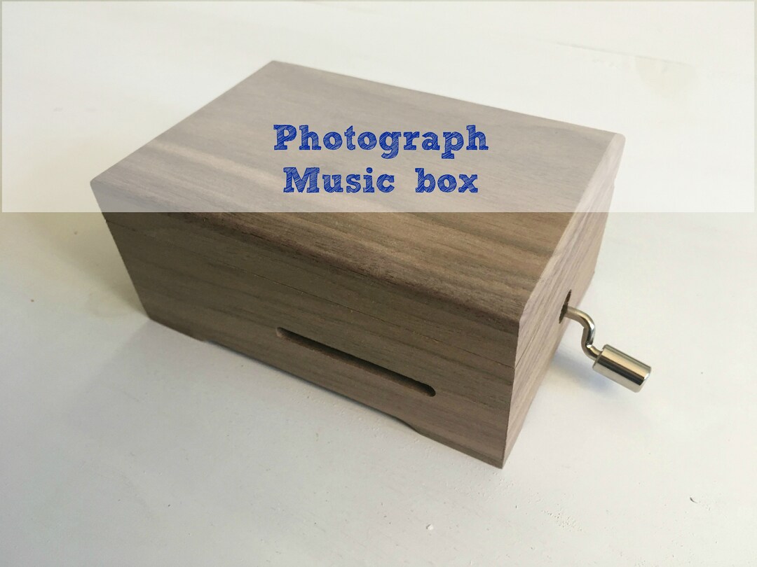 Wooden Music Box With the Melody Photograph by Ed Sheeran Made in a 15 ...