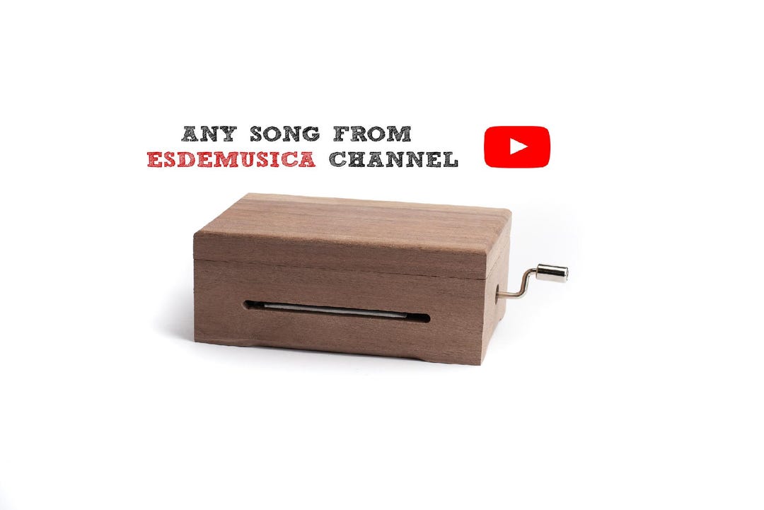 Custom Song Music Box | Choose From Our Channel | Handmade Plain Design ...