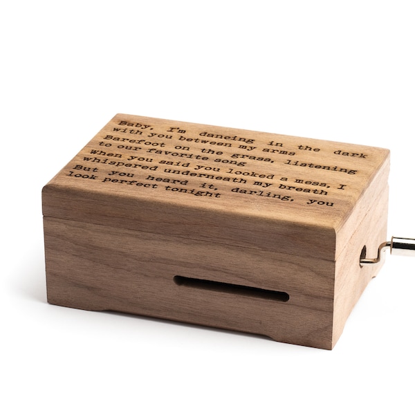 Ed Sheeran Perfect Music Box - Etsy
