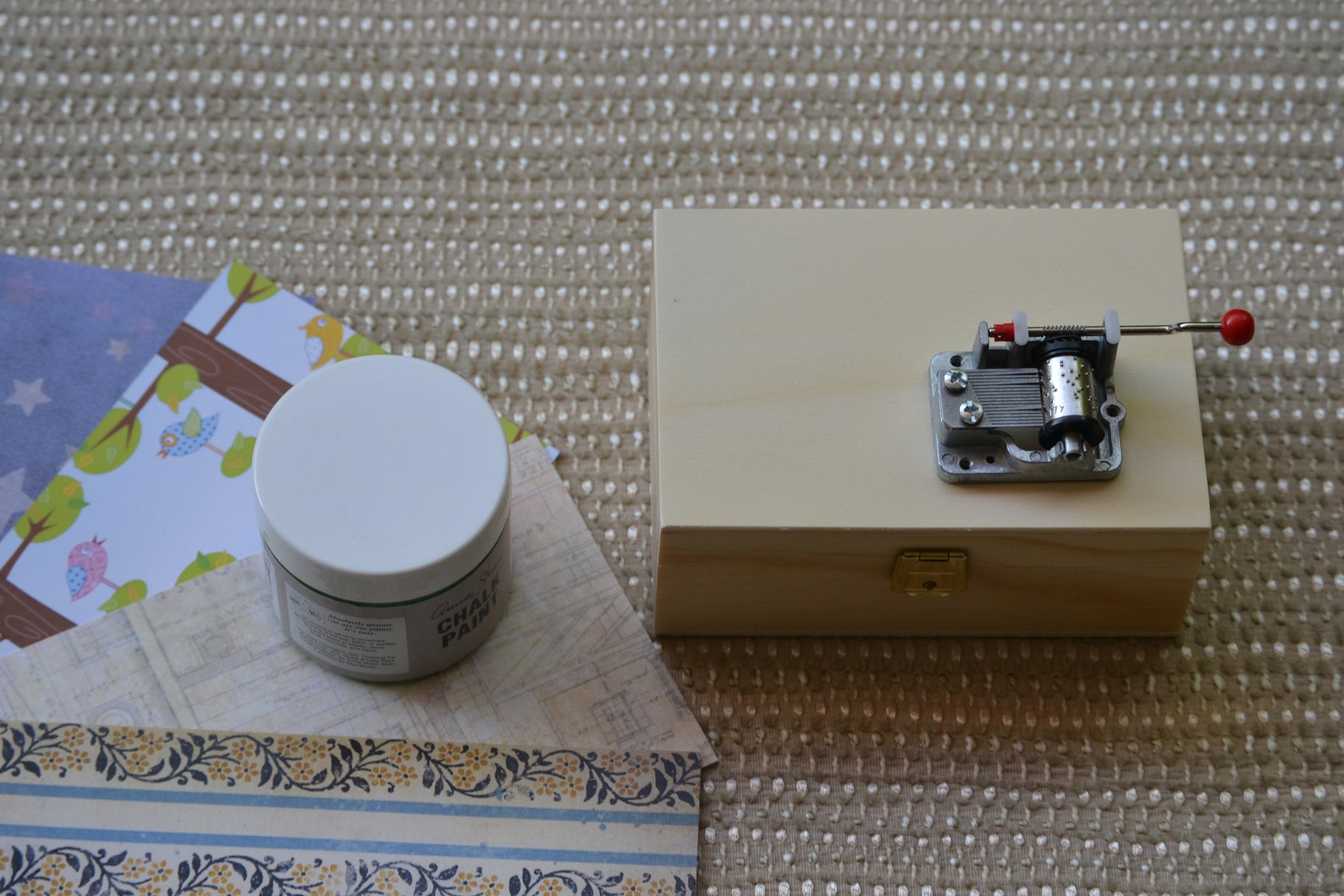 DIY Music Box. Box Hand Cranked Mechanism - Etsy