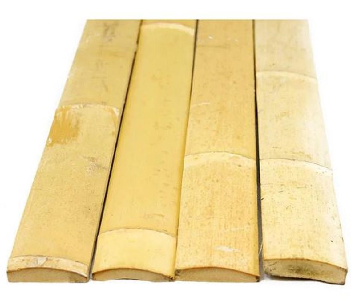 Bamboo Slats/ Flat Poles/planks Building Material for Walls - Etsy