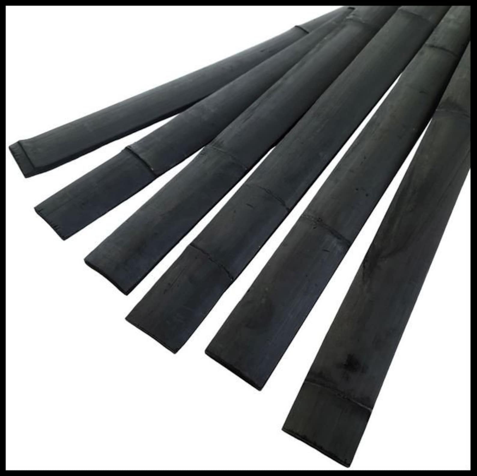 Bamboo Slats/ Flat Poles/planks Building Material for Walls, Celing ...