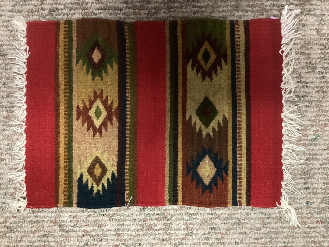 Navajo Hand Woven Table Coverings/placemats -set of 2 - Etsy