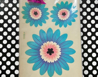 70s Flower Decals - Etsy