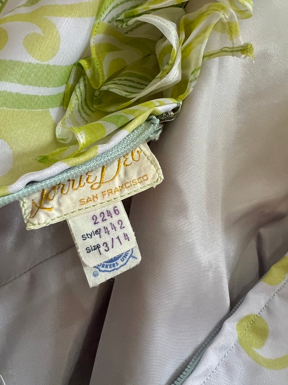 1960s Lorrie Deb psychedelic print party dress // M-… - Gem