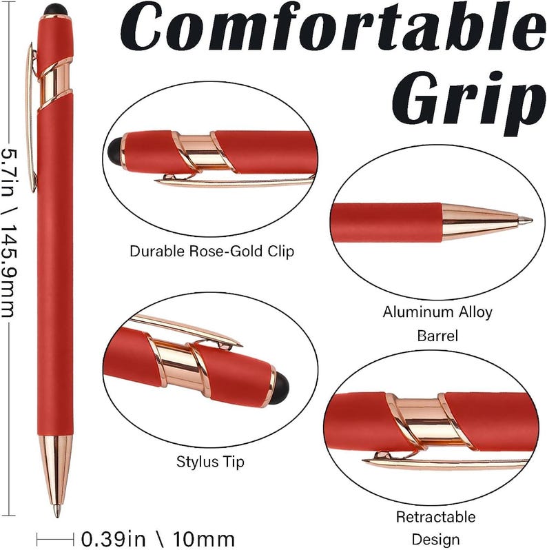 Custom Metal Pens With Name or Logo, Stylus Pen, Teacher Gift - Etsy