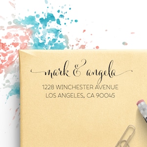 Custom Address Stamp, Self Ink Return Address Stamp, Personalized ...