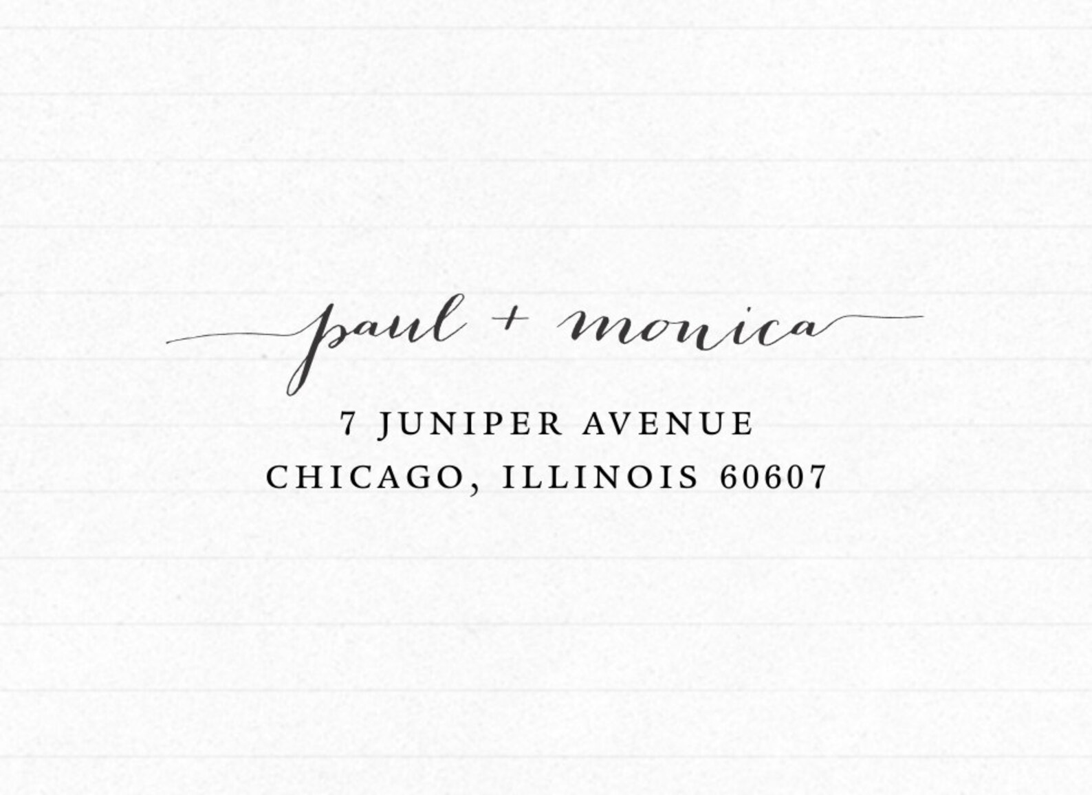 Custom Script Address Stamp Self Ink Personalized Wedding | Etsy