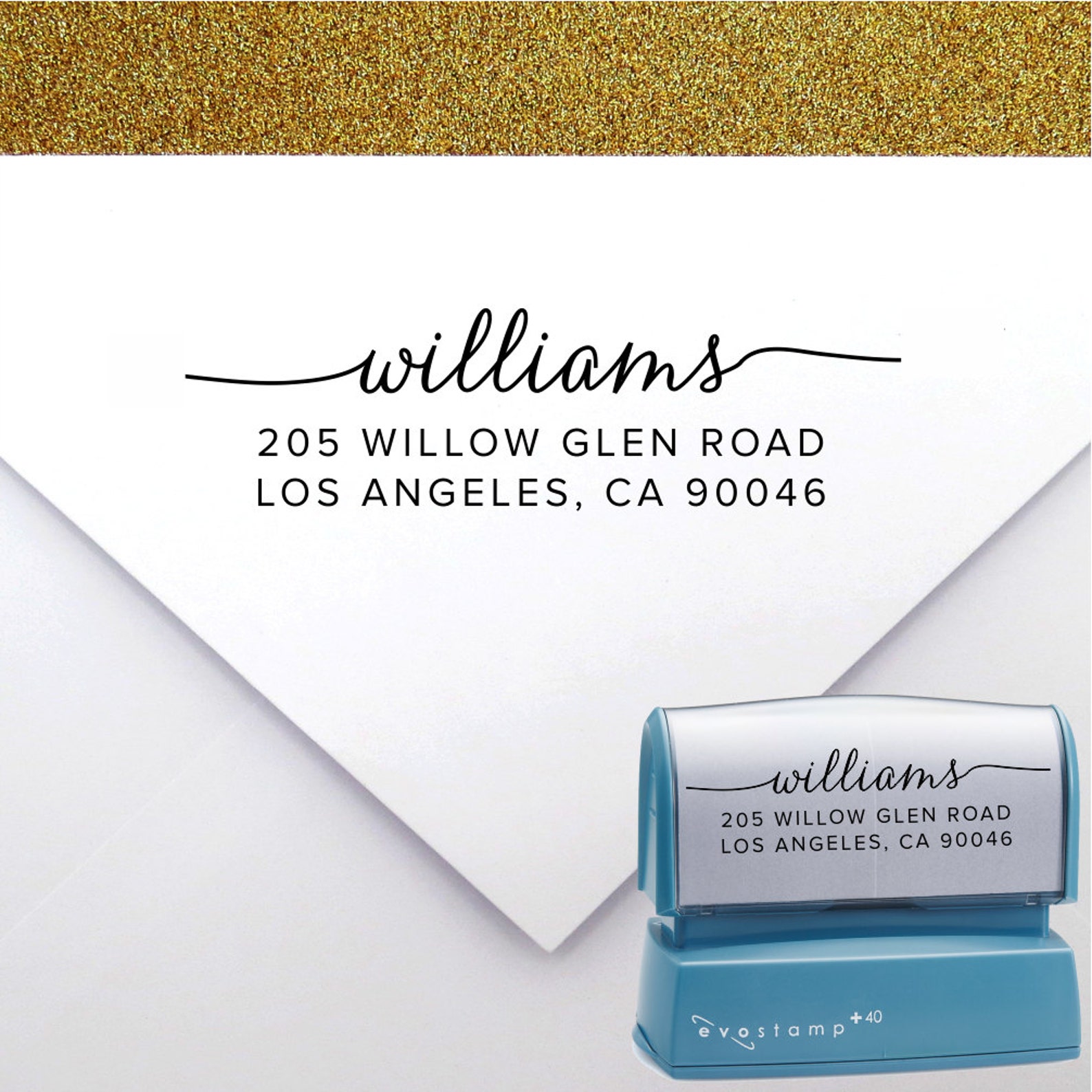 Personalized Self Inking Return Address Stamp Custom Address | Etsy