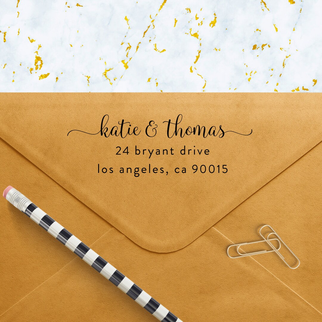 Return Address Stamp | the BEST Self Inking Stamp | Perfect Impression ...