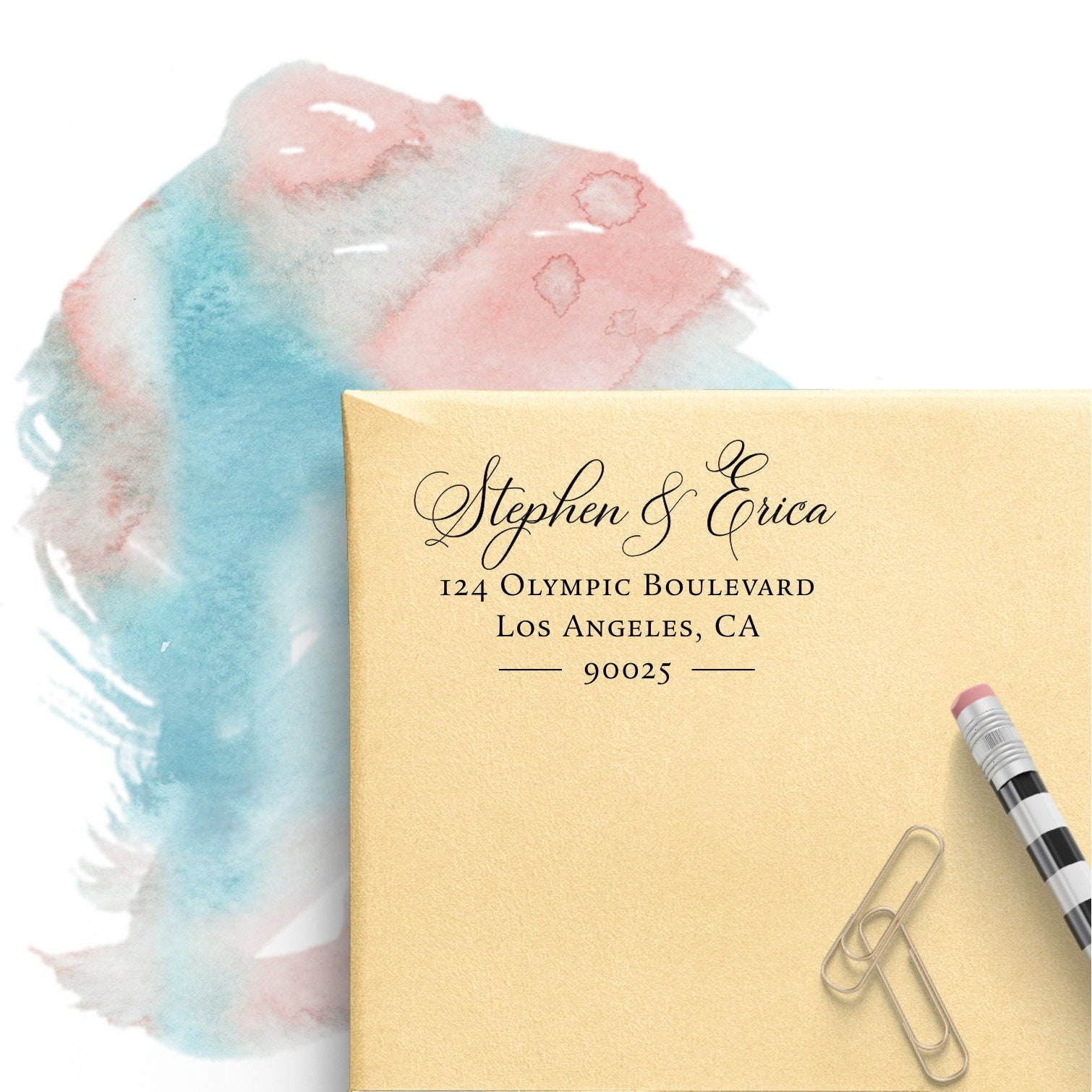 Return Address Stamp the BEST Self Inking Stamp Perfect | Etsy