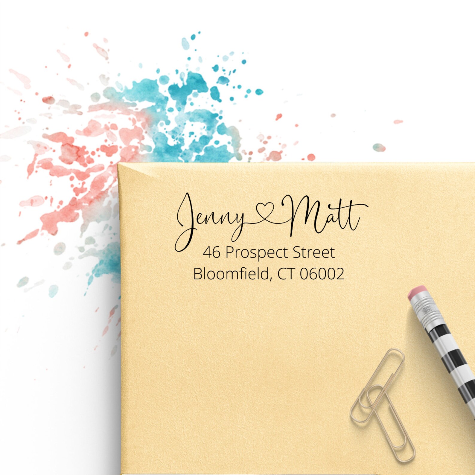 Return Address Stamp the BEST Self Inking Stamp Perfect | Etsy