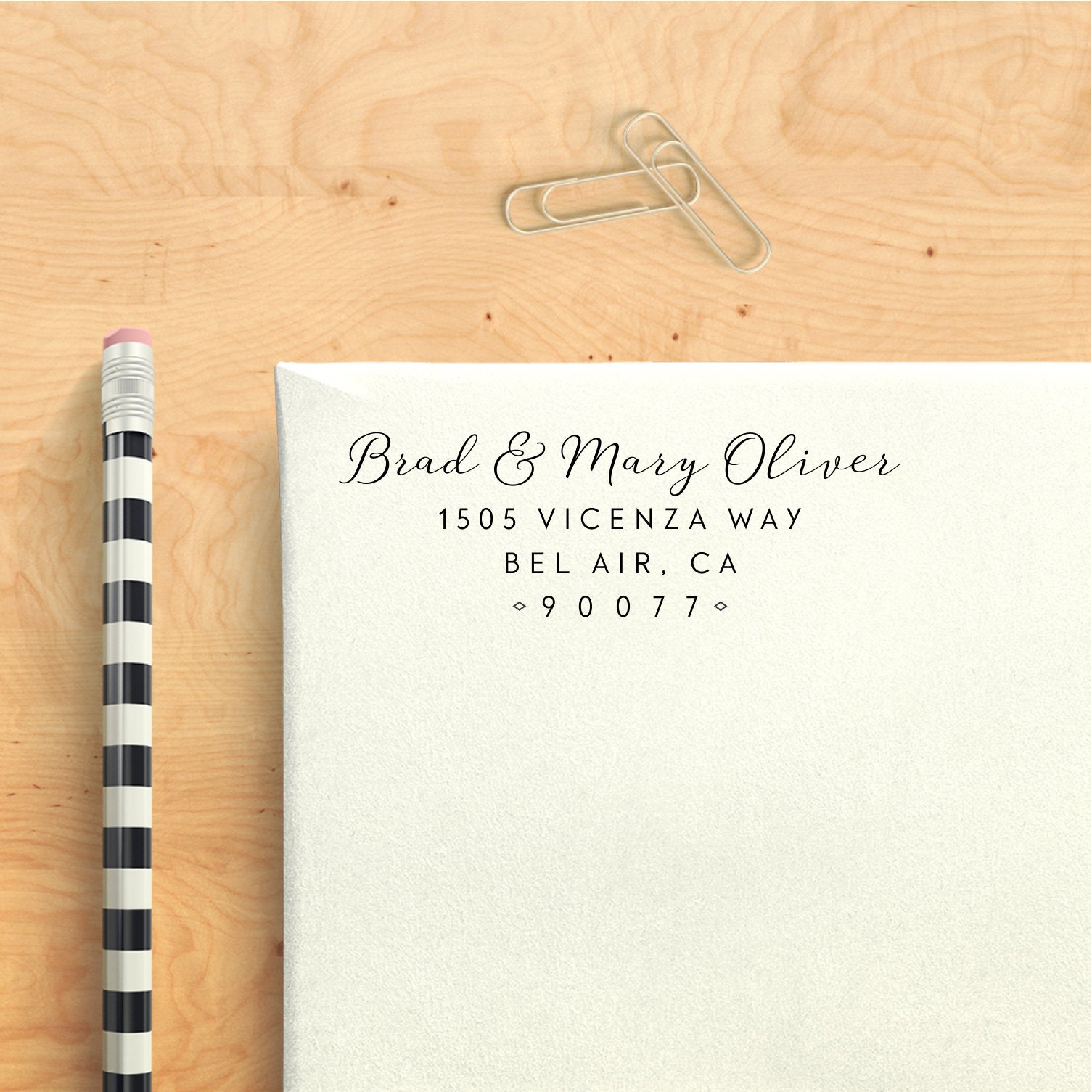 Custom Address Stamp Personalized Address Stamp Self Ink | Etsy