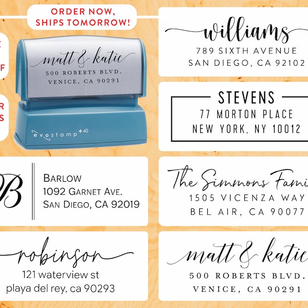 Address Stamp - Etsy