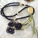 Turkish Islamic 99 Prayer Beads, Black Crystal Tesbih, Gold Hamsa ...