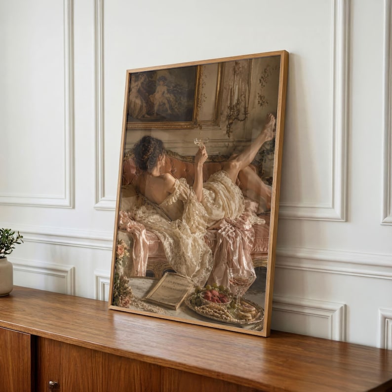 Not Receiving Visitors Printable Wall Art | Rococo Inspired Decor ...