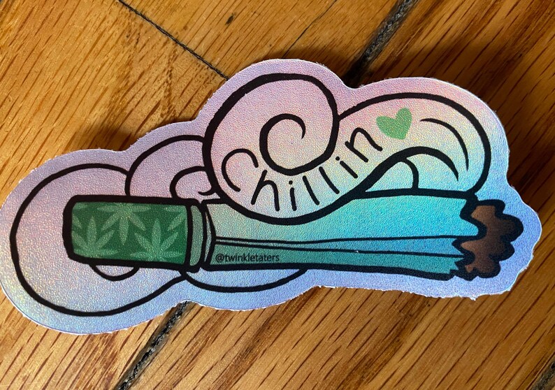 420 Stoner Vinyl Sticker Pack: Hand-drawn Design, Dishwasher Safe ...