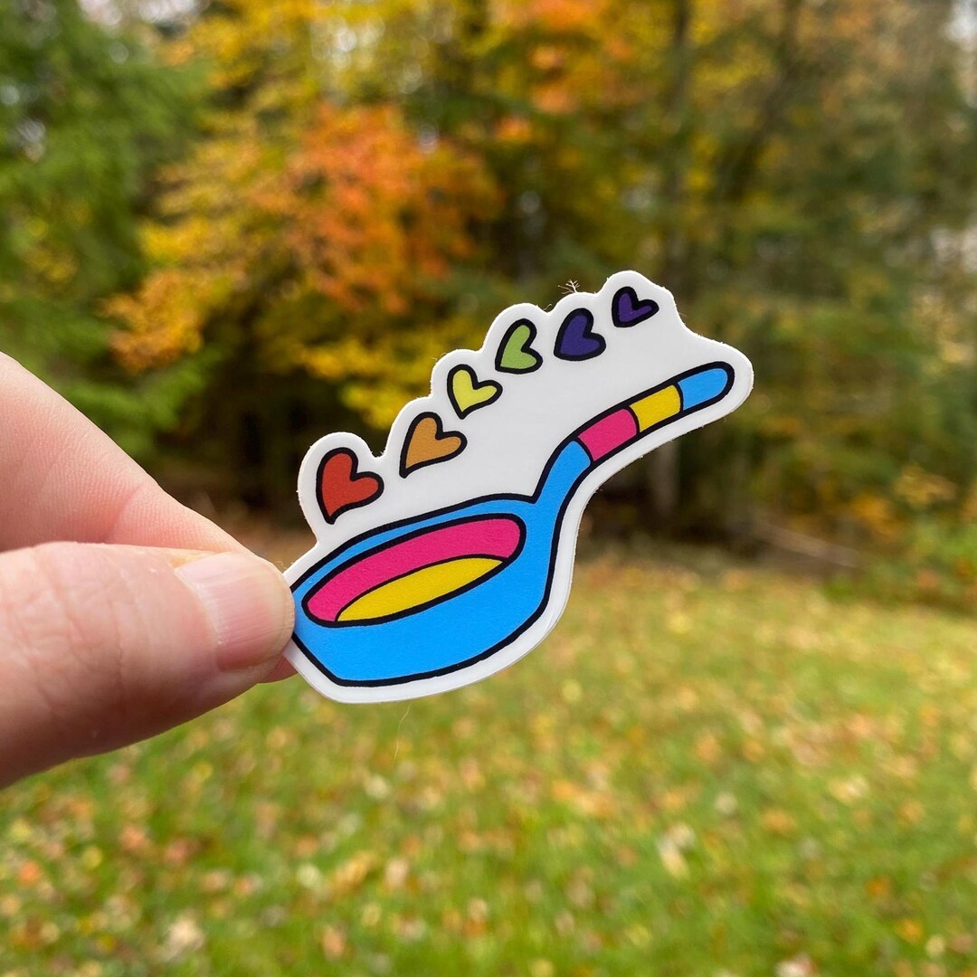 Pansexual Pun Vinyl Sticker, Fun Cute Queer Small Waterproof Sticker ...