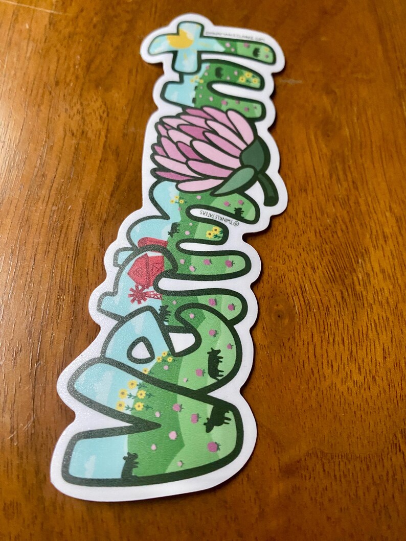 Vermont Farm Vinyl Sticker: VT State Flower Red Clover, Vermont ...