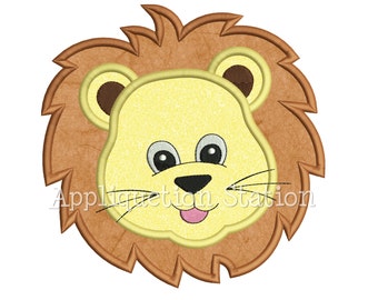 Lion Applique | Etsy