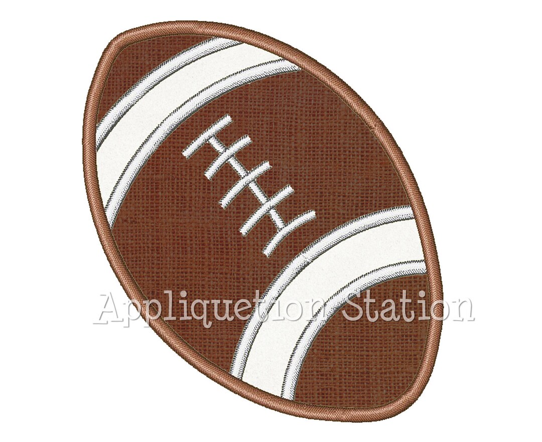 Football Applique Machine Embroidery Design Boy Sport INSTANT DOWNLOAD ...