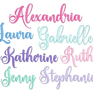 BX Font Machine Embroidery Ardilla Alphabet Design Script Cursive ...