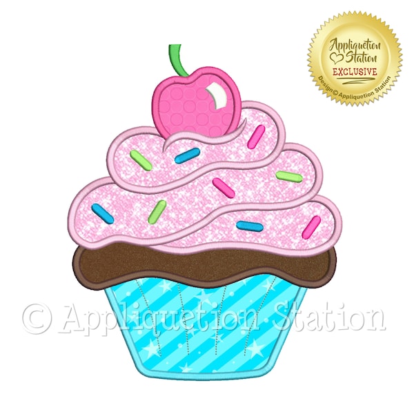 Cupcake Embroidery - Etsy