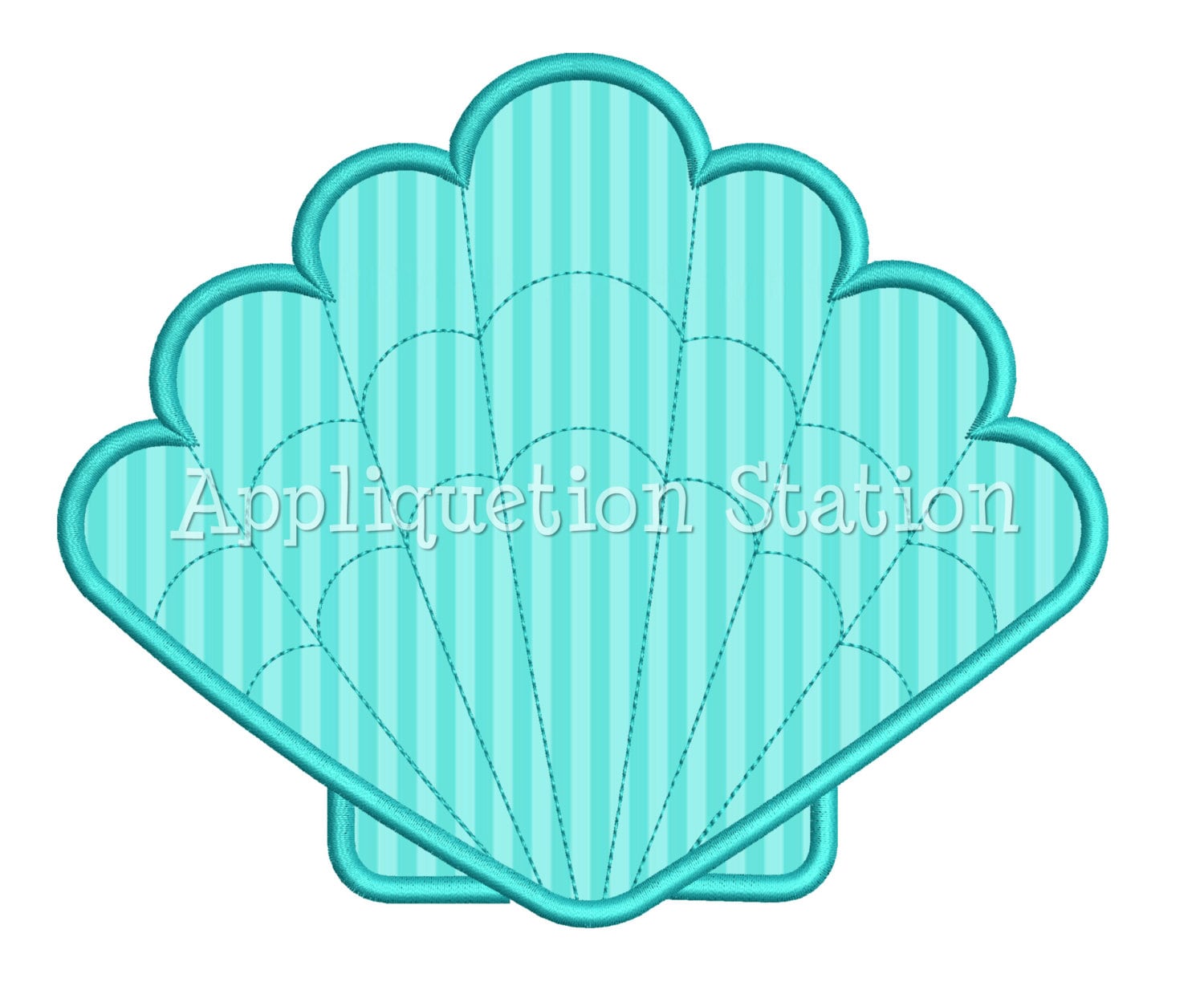 Seashell Set Applique Machine Embroidery Design Sea Shell Starfish Sand ...