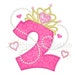 Princess Tiara 7 Applique Machine Embroidery Design Birthday Crown ...