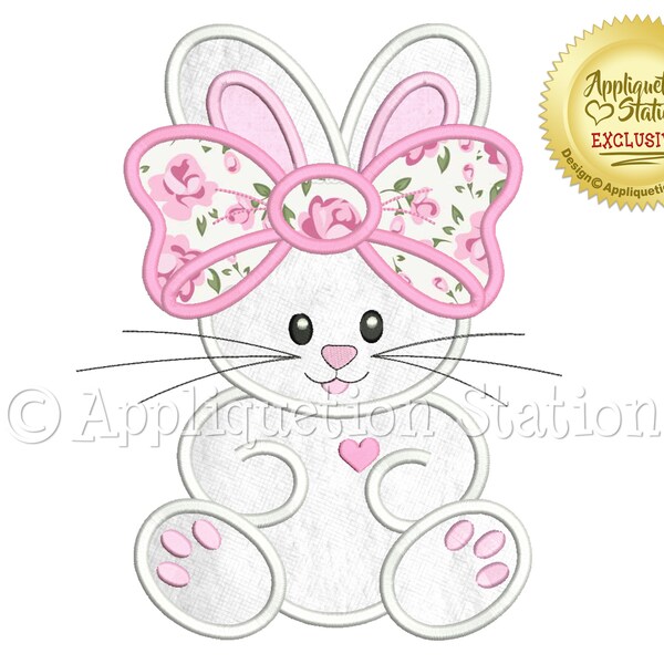 Bunny Applique Pattern - Etsy