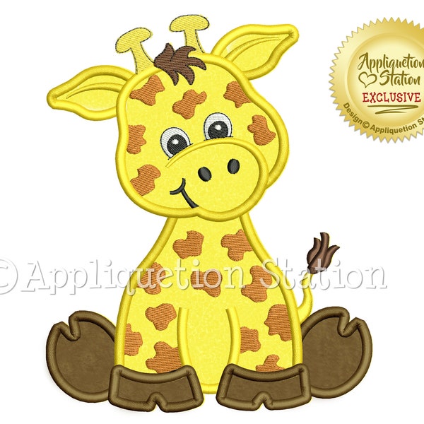 Giraffe Applique - Etsy