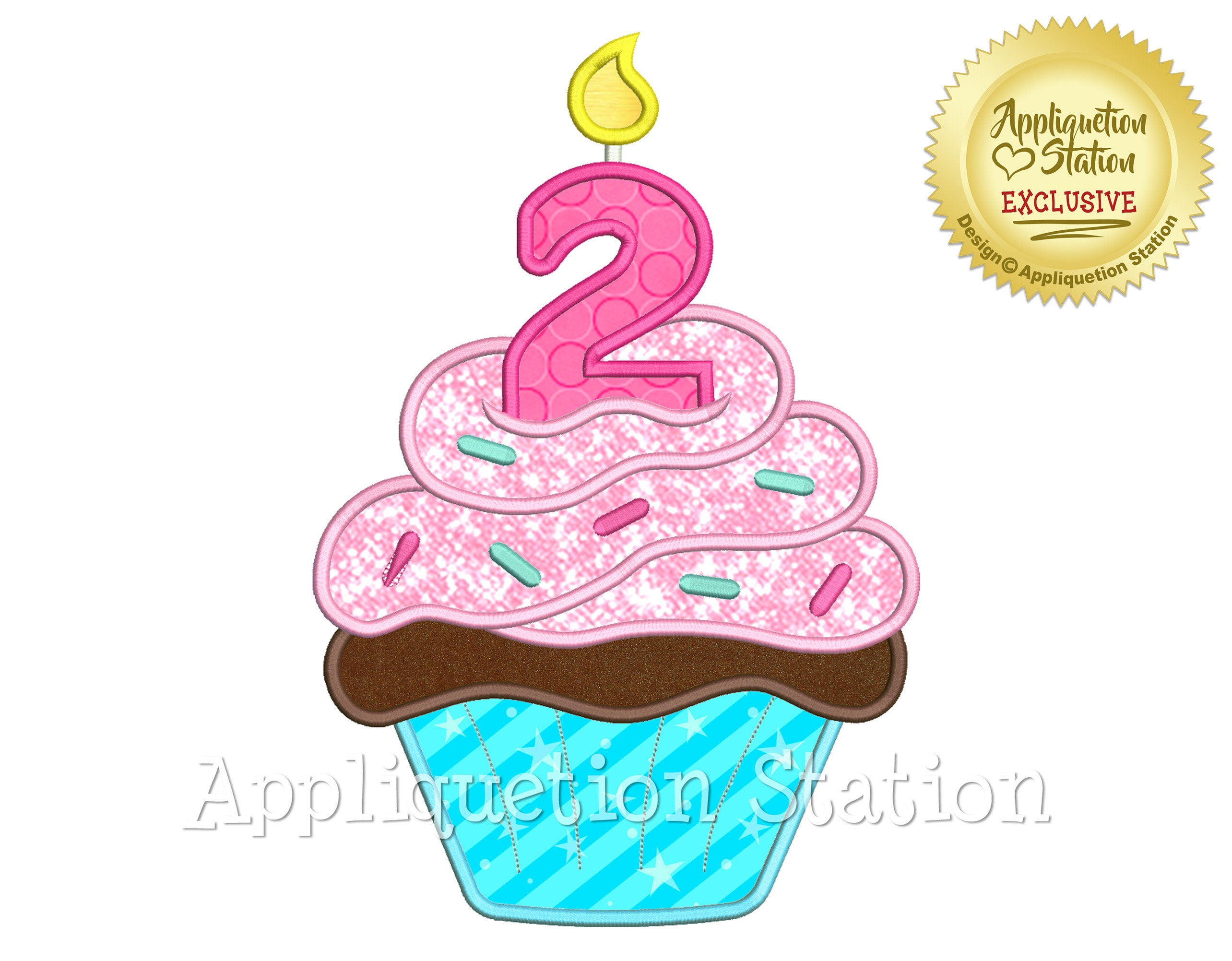 Number Two Cupcake Cake