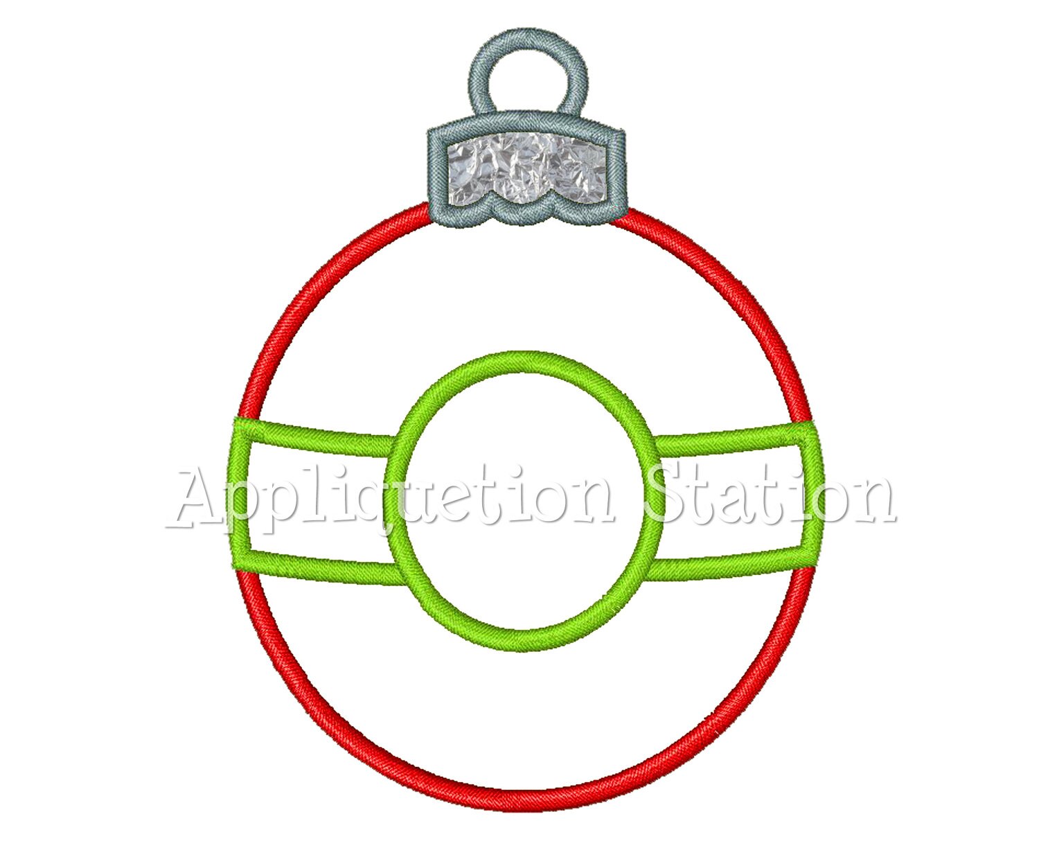 Christmas Ornament Round Set Applique Machine Embroidery | Etsy