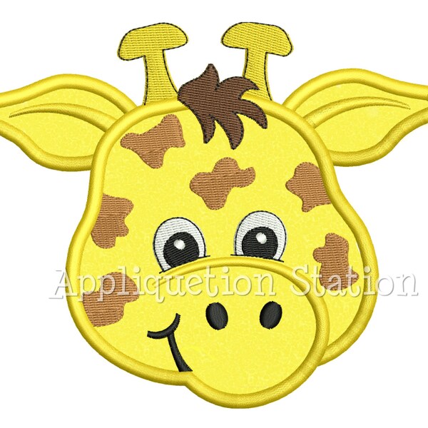 Giraffe Applique - Etsy
