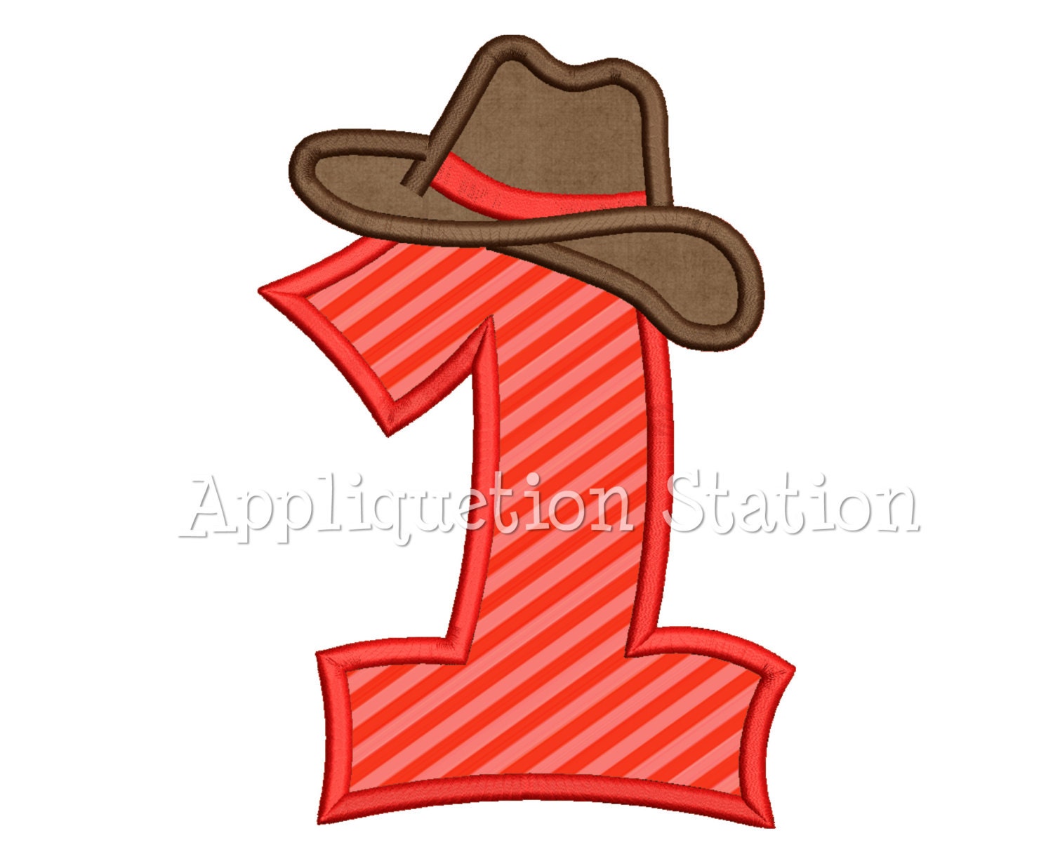 Cowboy Birthday Numbers Set Applique Machine Embroidery Design Download ...