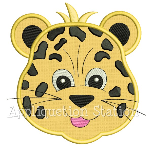 Leopard Embroidery Designs - Etsy