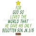 Christmas Tree John 3:16 Machine Embroidery Design Holiday Bible Jesus ...